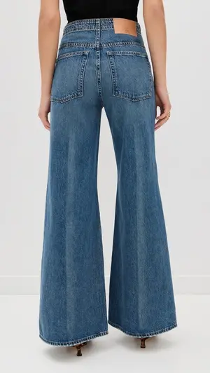 Ulla Johnson The Bianca Wide-leg Jeans - Danube