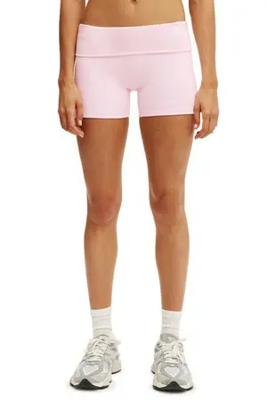 Cotton:on Active Ultra Soft Roll Over Shortie Short - Cherry Dream