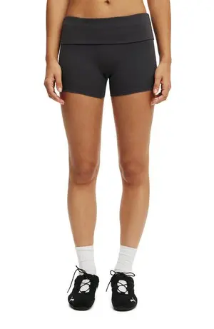 Cotton:on Active Ultra Soft Roll Over Shortie Short - Graphite