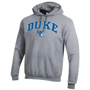 Champion Duke Blue Devils Arch Over Logo Pullover Hoodie