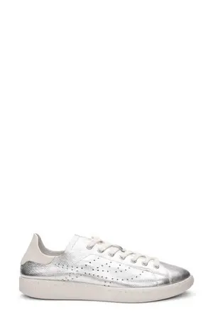 Ash Low-top Metallic Leather Sneaker