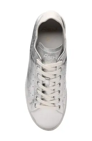 Ash Low-top Metallic Leather Sneaker