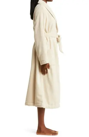 Nordstrom Hydro Cotton Terry Robe - Beige Oatmeal