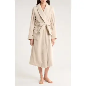 Nordstrom Hydro Cotton Terry Robe Grey Moonbeam