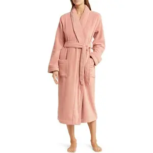 Nordstrom Hydro Cotton Terry Robe Pink Glass