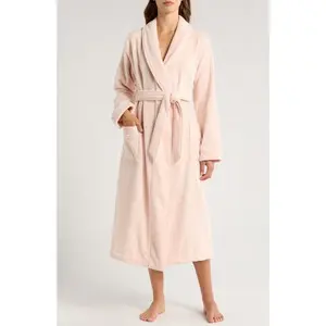 Nordstrom Hydro Cotton Terry Robe Pink Peony Bud