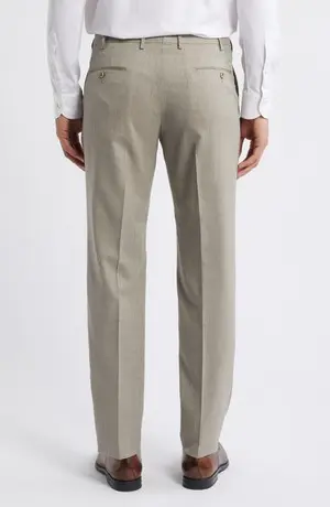 Zanella Parker Stretch Wool Trousers - Sand
