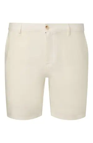Onia Linen Fixed Waist Short - White