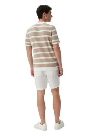 Onia Linen Fixed Waist Short - White