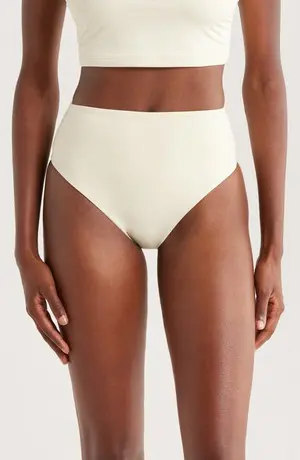 Bondi Born High Waist Bikini Bottoms - Porcelain
