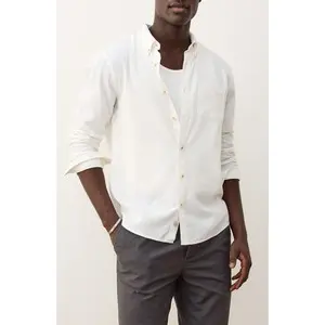 Marine Layer Better-than-linen Hemp Blend Button-down Shirt