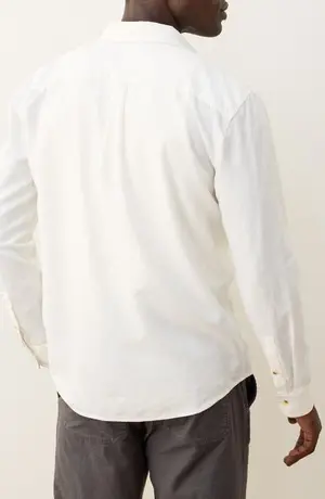Marine Layer Better-than-linen Hemp Blend Button-down Shirt