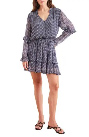 PANEROS CLOTHING Tiered Ruffle Aria Mini Dress