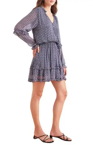 PANEROS CLOTHING Tiered Ruffle Aria Mini Dress