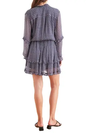 PANEROS CLOTHING Tiered Ruffle Aria Mini Dress