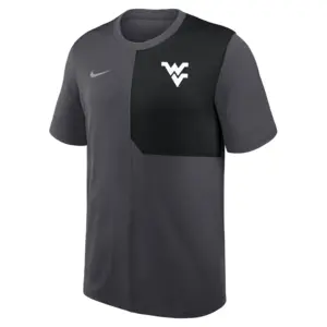 Nike West Virginia Sideline Coach Dri-fit College Top