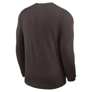 Nike Cleveland Sideline Coach Dri-fit Long-sleeve Top - Brown