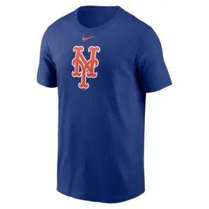 Nike New York Mets Fuse Large Logo Mlb T-shirt - Blue