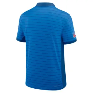 Nike Detroit Lions Sideline Victory Stripe Dri-fit Nfl Polo - Blue