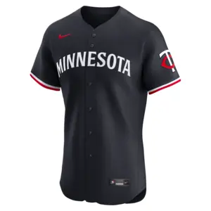 Nike Minnesota Twins Dri-fit Adv Mlb Elite Jersey - Blue