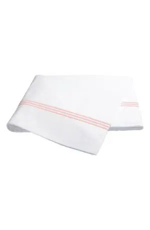 MATOUK Bel Tempo Flat Sheet Blush