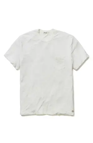 Marine Layer Relaxed Fit Hemp & Cotton T-shirt - White
