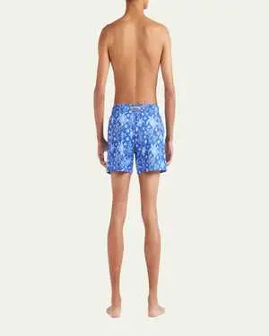 Vilebrequin Stretch X-ray Turtles Swim Trunks - Marrakech