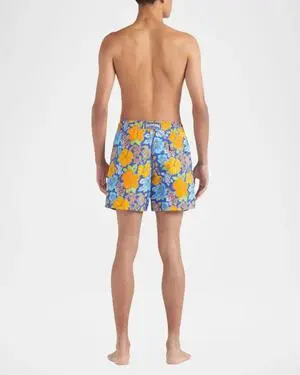 Vilebrequin Tropical Print Swim Trunks - Marrakech