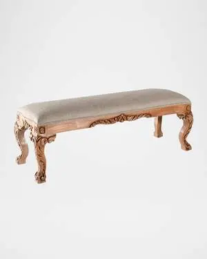 PENINSULA HOME COLLECTION Charlotte Bench - Natural