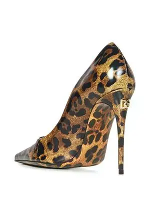 Dolce & Gabbana Leopard-print Heeled Pumps
