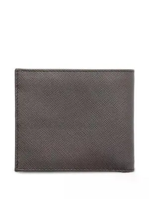 Prada Textured Bifold Wallet - Grey