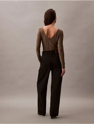 Calvin Klein High-rise Barrel Jeans