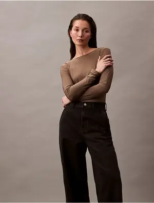 Calvin Klein High-rise Barrel Jeans