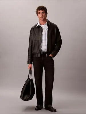 Calvin Klein Calvin Klein Standard Straight Jeans With Monogram Logo Silverstone