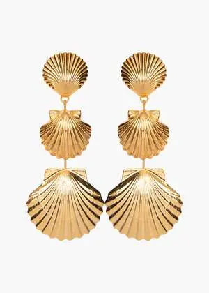 JENNIFER BEHR Selkie Dangle Earrings - Gold