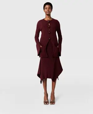 Stella McCartney Ribbed Long-sleeved Cardigan