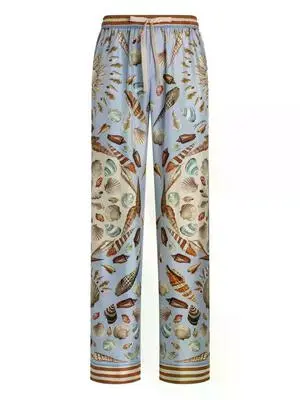 Dolce & Gabbana Shell-print Pajama Trousers