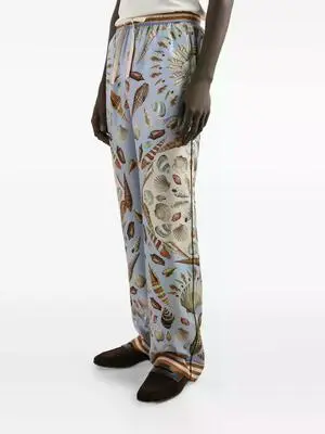 Dolce & Gabbana Shell-print Pajama Trousers