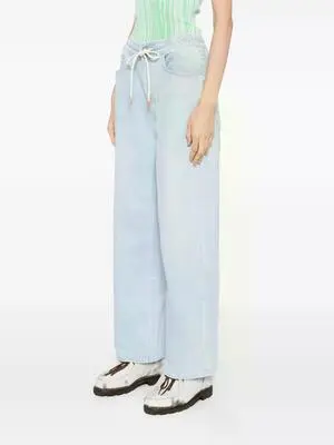 MOTHER The Drawn Tagger Flood Jeans