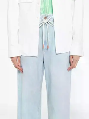MOTHER The Drawn Tagger Flood Jeans