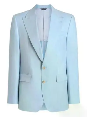 Dolce & Gabbana Single-breasted Blazer - Blue