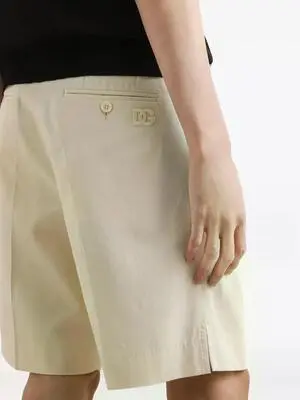 Dolce & Gabbana Cotton Shorts - Neutrals