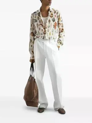 Dolce & Gabbana Shell-print Martini Shirt