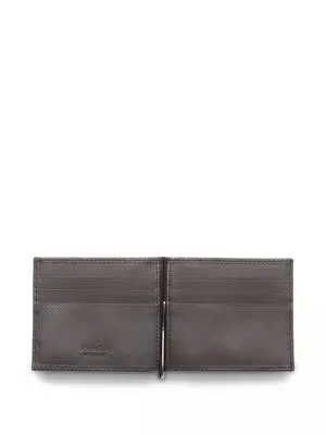 Prada Saffiano Leather Wallet - Grey