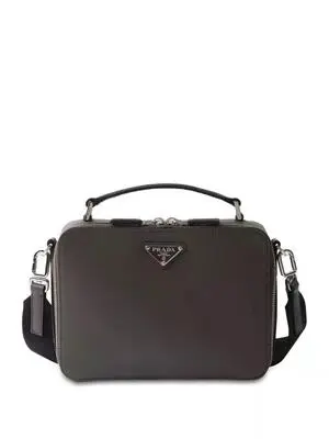 Prada Brique Structured Tote - Grey