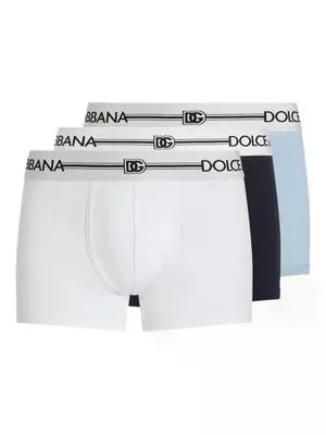 Dolce & Gabbana Logo-waistband Boxers - White