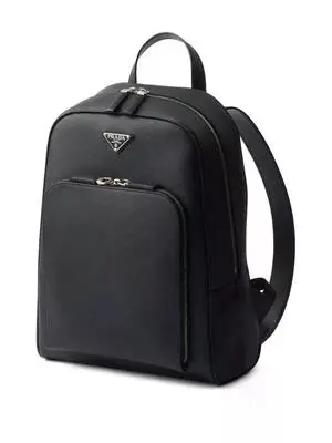 Prada Textured Backpack - Black