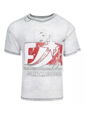 RRR123 Cotton T-shirt - Blue