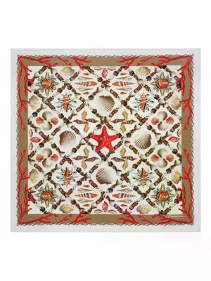 Dolce & Gabbana Silk Scarf - Red