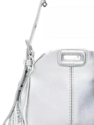 Maje Mini Shoulder Bag - Silver